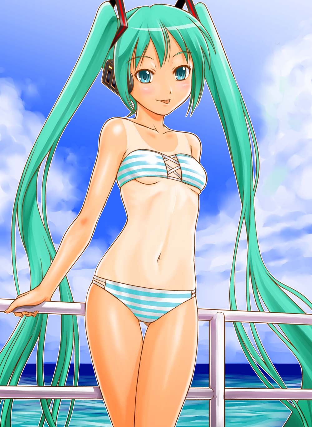 666 vocaloid hatsune miku tan lines | #131287 | yande.re